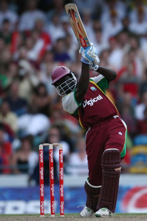 Andre Fletcher lofts the ball to the cover boundary | ESPNcricinfo.com