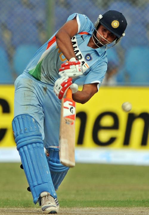 Suresh Raina powers it towards long-off | ESPNcricinfo.com