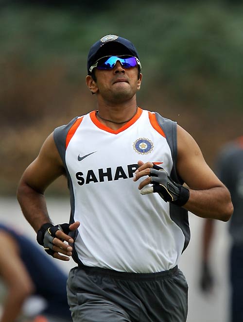 Rahul Dravid sprints during a training camp at the NCA | ESPNcricinfo.com
