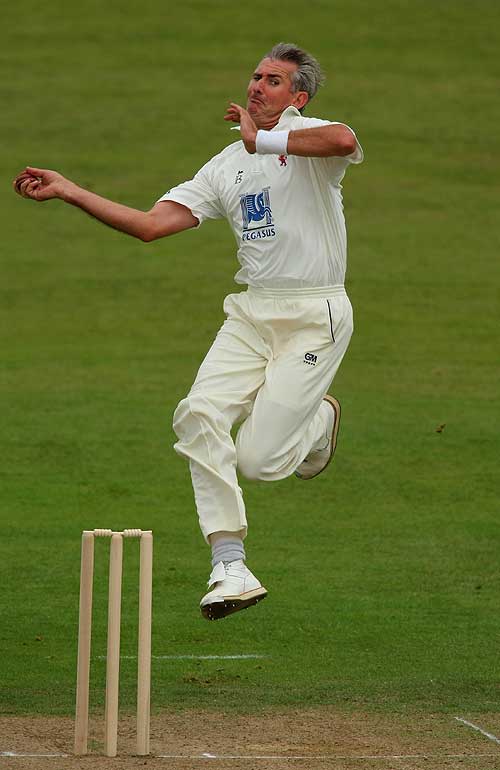 Andy Caddick bowls against the South Africans | ESPNcricinfo.com
