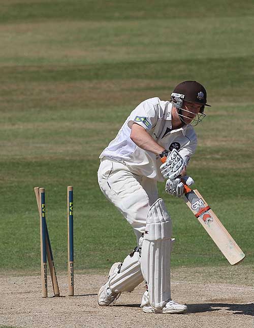 Chris Schofield is cleaned up by Yasir Arafat | ESPNcricinfo.com