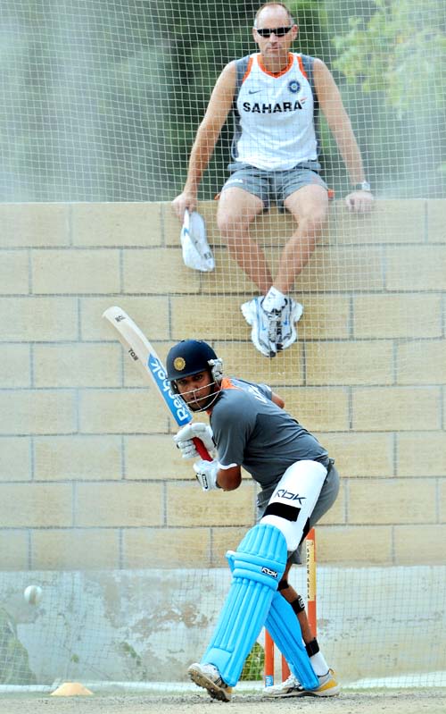 Rohit Sharma gets in line to play the ball | ESPNcricinfo.com