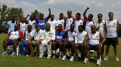 Bermuda celebrate their 106-run win over Canada | ESPNcricinfo.com