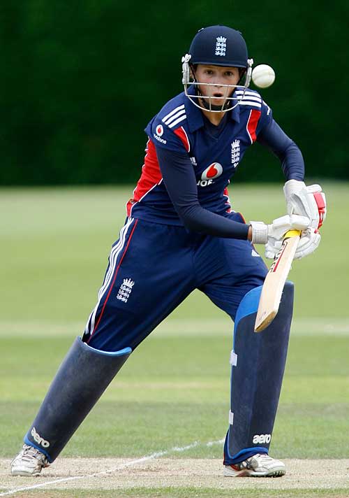 Caroline Atkins tries to find a gap in the off side | ESPNcricinfo.com