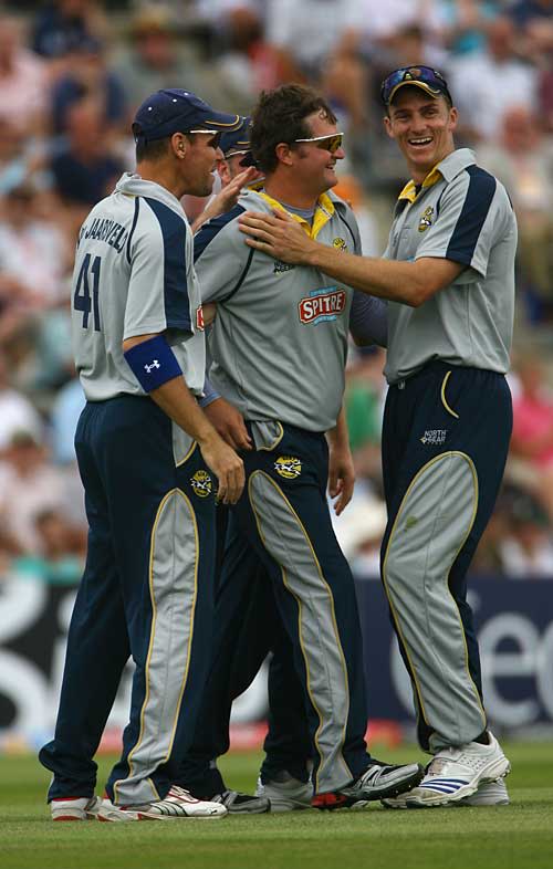 Robert Key celebrates another wicket as Kent move into the final ...