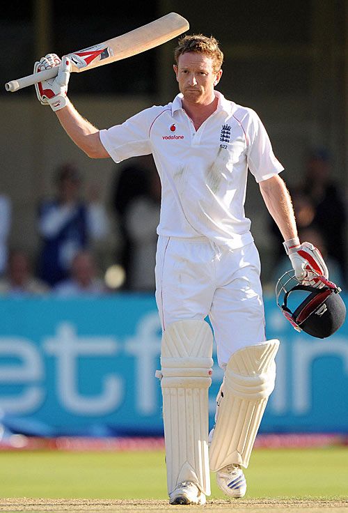 Paul Collingwood calmly celebrates his sixth Test hundred ...