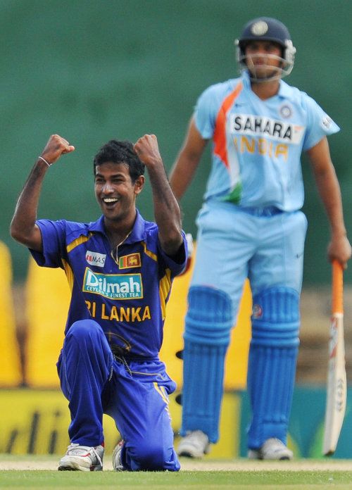Nuwan Kulasekara is overjoyed after dismissing Suresh Raina | ESPNcricinfo.com