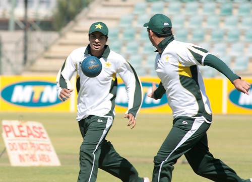 Pakistan academy play football during a practice session | ESPNcricinfo.com