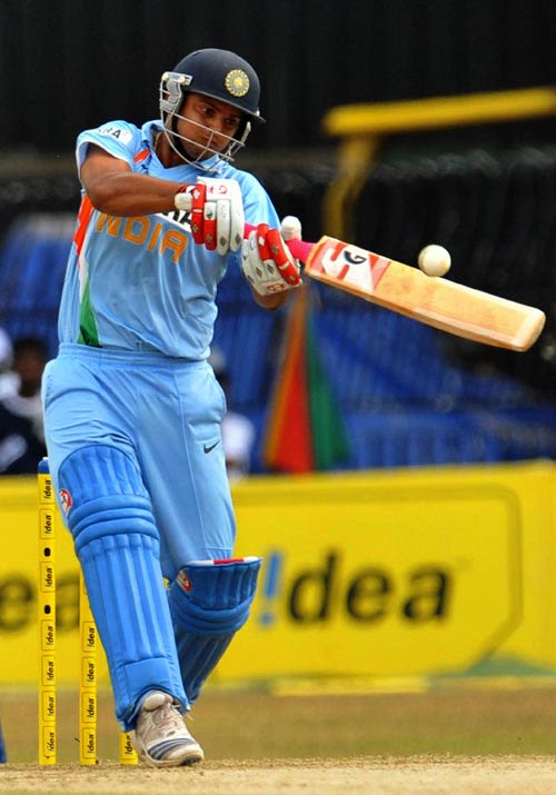 Suresh Raina pulls on the way to his half-century | ESPNcricinfo.com