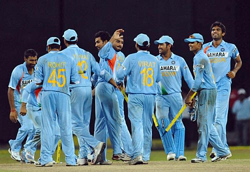 Indian players celebrate the series victory | ESPNcricinfo.com