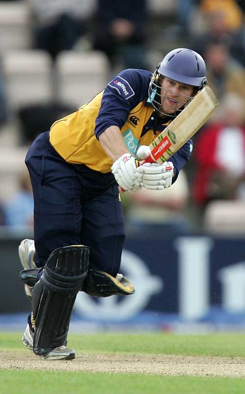 James Adams flicks the ball through the leg side | ESPNcricinfo.com