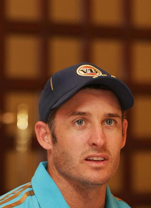 Michael Hussey addresses the media | ESPNcricinfo.com