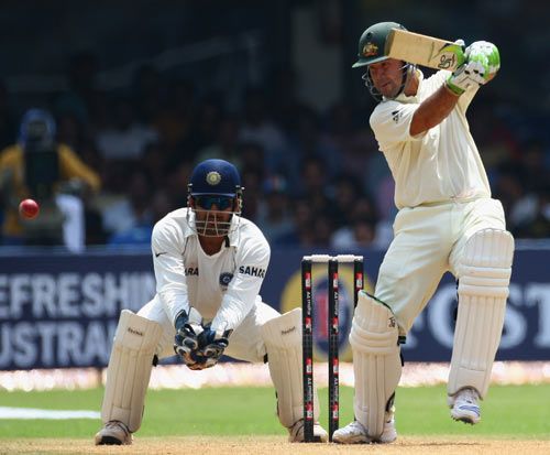 Ricky Ponting cuts powerfully off the back foot | ESPNcricinfo.com