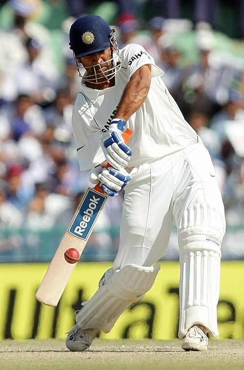Mahendra Singh Dhoni plays a powerful shot | ESPNcricinfo.com