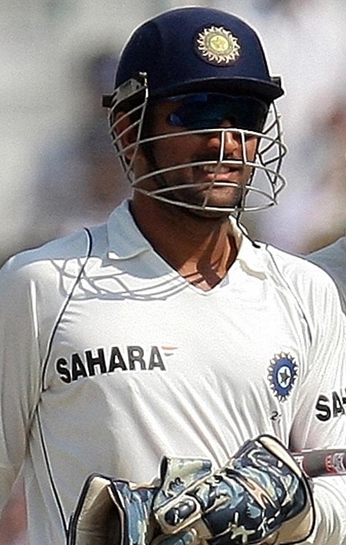 Mahendra Singh Dhoni is all smiles after winning the second Test ...