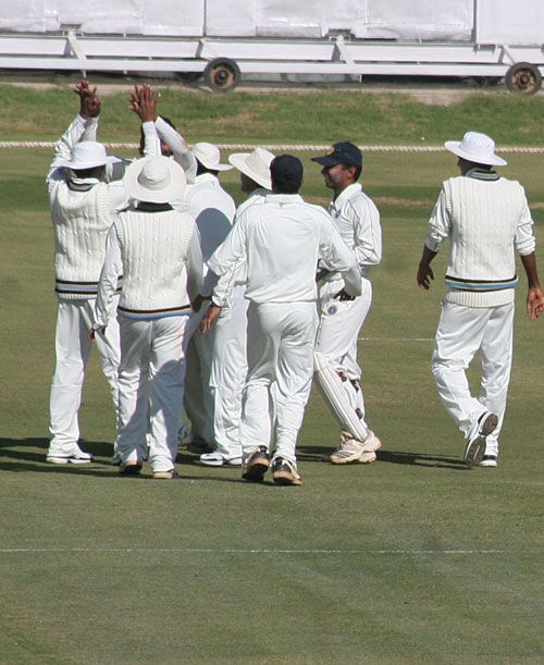 Kerala celebrate the fall of a wicket | ESPNcricinfo.com