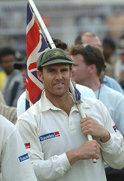 Matthew Hayden looks a satisfied man after Australia's series win ...