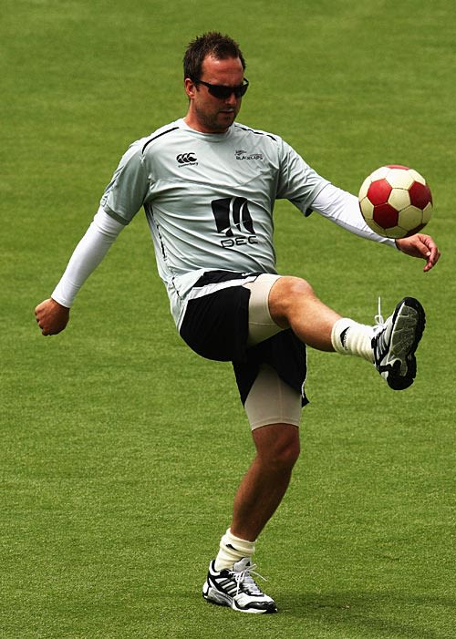 Mark Gillespie enjoys a game of football | ESPNcricinfo.com