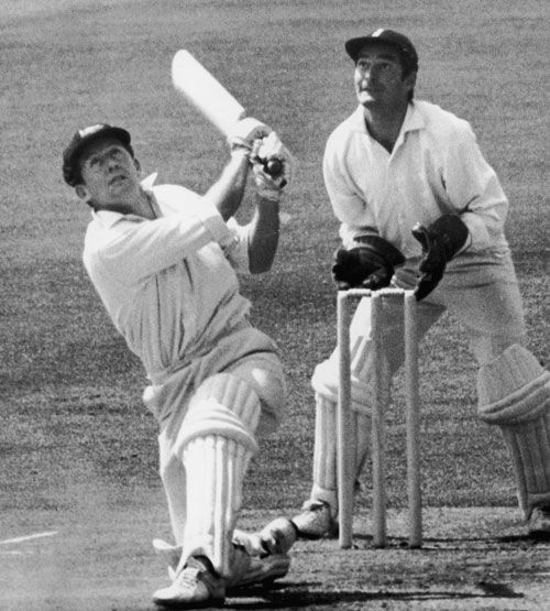Ian Chappell top-edges an attempted slog-sweep | ESPNcricinfo.com