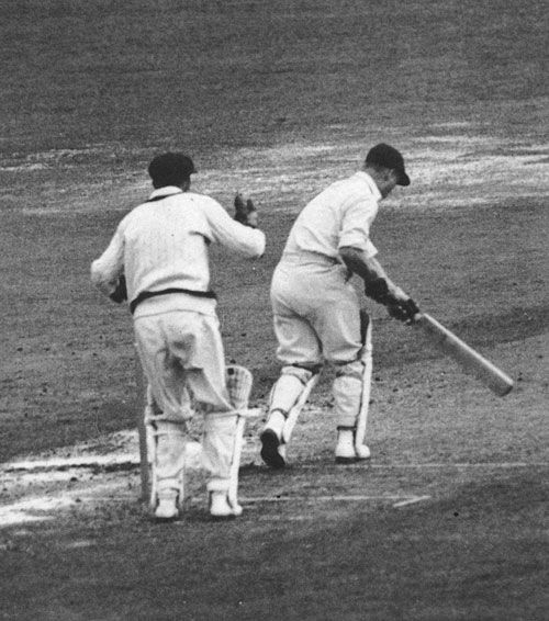 Allan Watkins is bowled for a duck | ESPNcricinfo.com