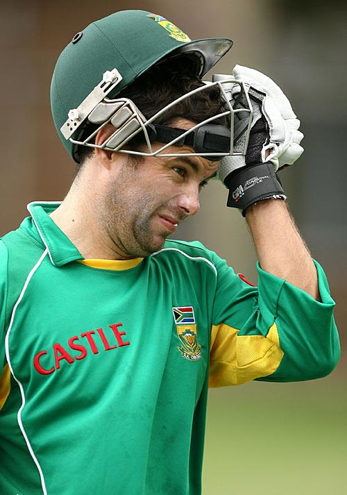 Neil McKenzie after a hard day's work at the nets | ESPNcricinfo.com