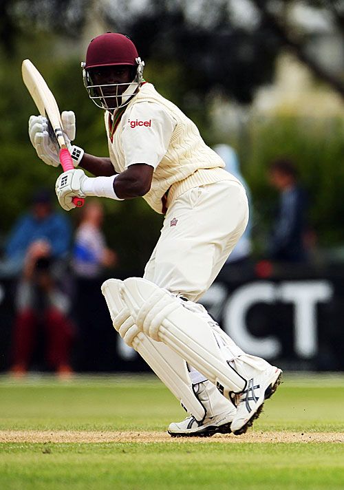 Jerome Taylor works one behind square on the on side | ESPNcricinfo.com