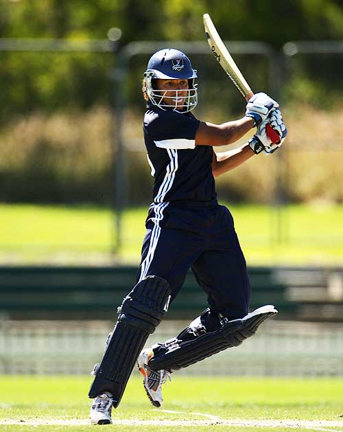 Mel Jones cuts one away | ESPNcricinfo.com