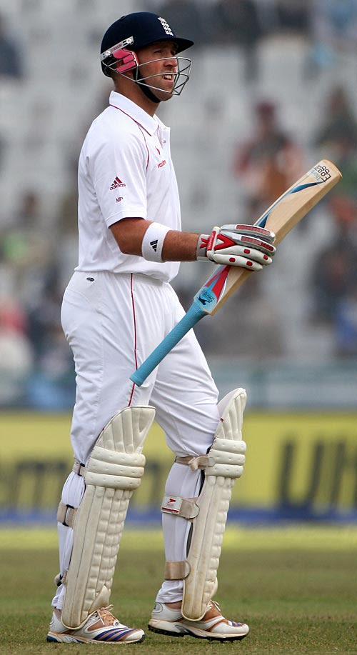 Matt Prior makes the long walk back to the pavilion | ESPNcricinfo.com