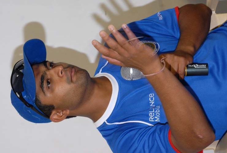Saurashtra captain Jaydev Shah at the press conference | ESPNcricinfo.com