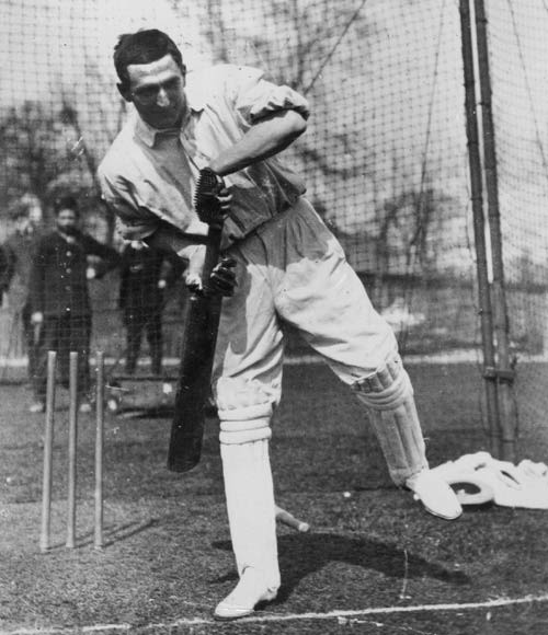 England batsman CB Fry in the nets | ESPNcricinfo.com