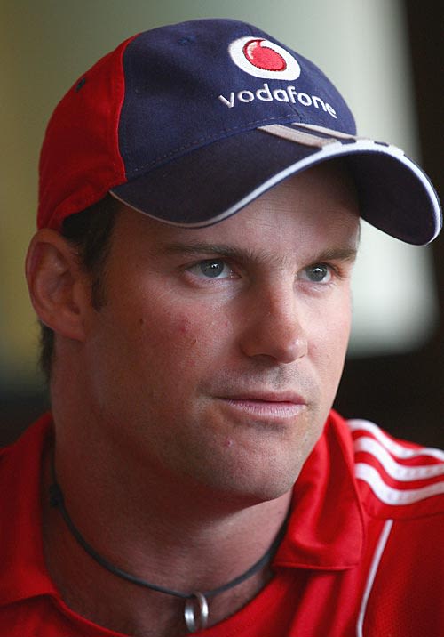 Andrew Strauss at a press conference | ESPNcricinfo.com
