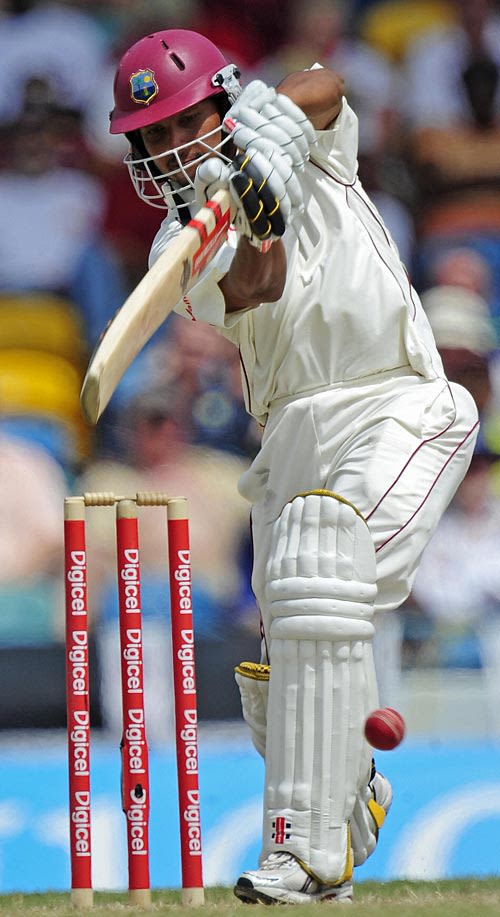 Ramnaresh Sarwan in action | ESPNcricinfo.com