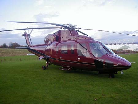 Prince Charles' helicopter at New Ground | ESPNcricinfo.com
