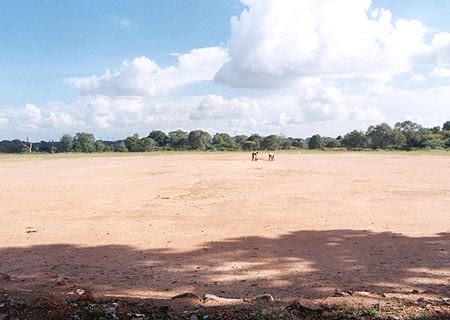 Work in progress at the KSCA Palace(1) ground | ESPNcricinfo.com