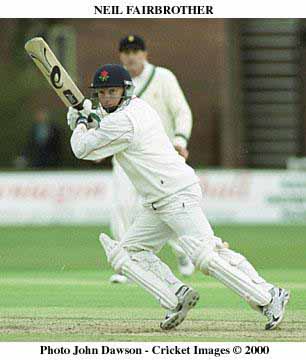 Neil Fairbrother playing for Lancs at Derbys 2000 in the Benson and ...
