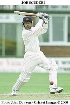 Scuderi batting for Lancs in the 2000 BH competition | ESPNcricinfo.com