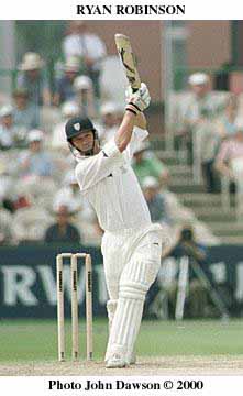 Ryan Robinson batting in the Benson and Hedges quarter final v Lancs ...