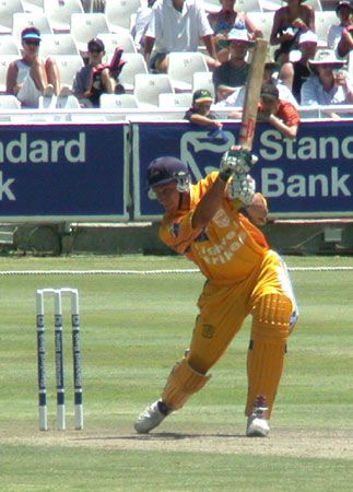 Adam Bacher driving into the covers against WP | ESPNcricinfo.com