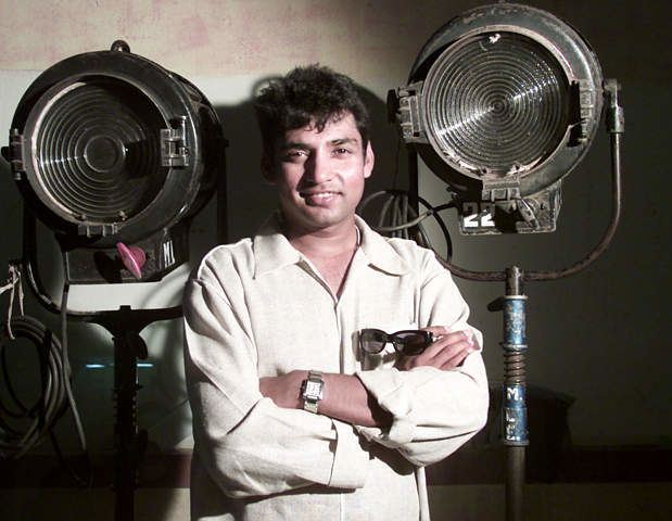 Ajay Jadeja poses during the launch of his new film in Bombay ...
