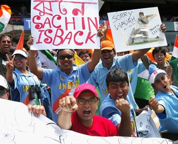Indian fans had reason to celebrate through the day | ESPNcricinfo.com