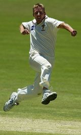 Damien Wright jumps for joy | ESPNcricinfo.com