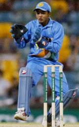 Parthiv Patel is about to collect a ball | ESPNcricinfo.com