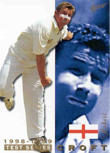 Trade Card: 1998-1999 Test Series Robert Croft | ESPNcricinfo.com