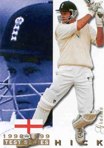 Trade Card: 1998-1999 Test Series Graeme Hick | ESPNcricinfo.com