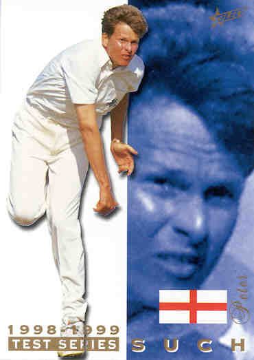 Trade Card: 1998-1999 Test Series Peter Such | ESPNcricinfo.com