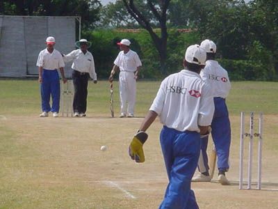 Action from the HSBC National Cricket Tournament for the Blind ...