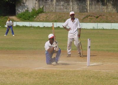 Action from the HSBC National Cricket Tournament for the Blind ...