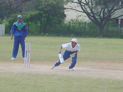 Action from the HSBC National Cricket Tournament for the Blind ...