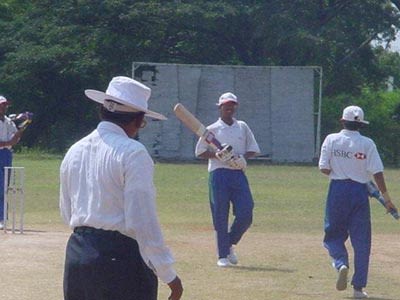 Action from the HSBC National Cricket Tournament for the Blind ...