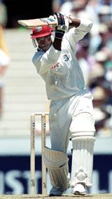 Sherwin Campbell drives | ESPNcricinfo.com